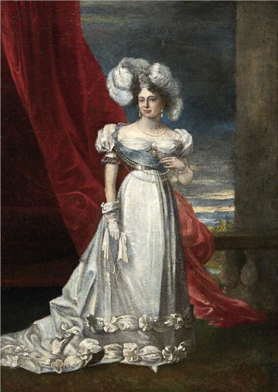 George Dawe | Portrait of the Empress Dowager Maria Feodorovna of ...