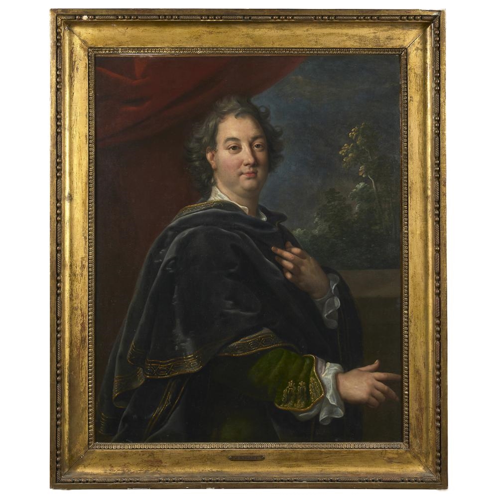 Charles Amédée Philippe van Loo | A woman knitting, seated in a domestic interior (1743) | MutualArt