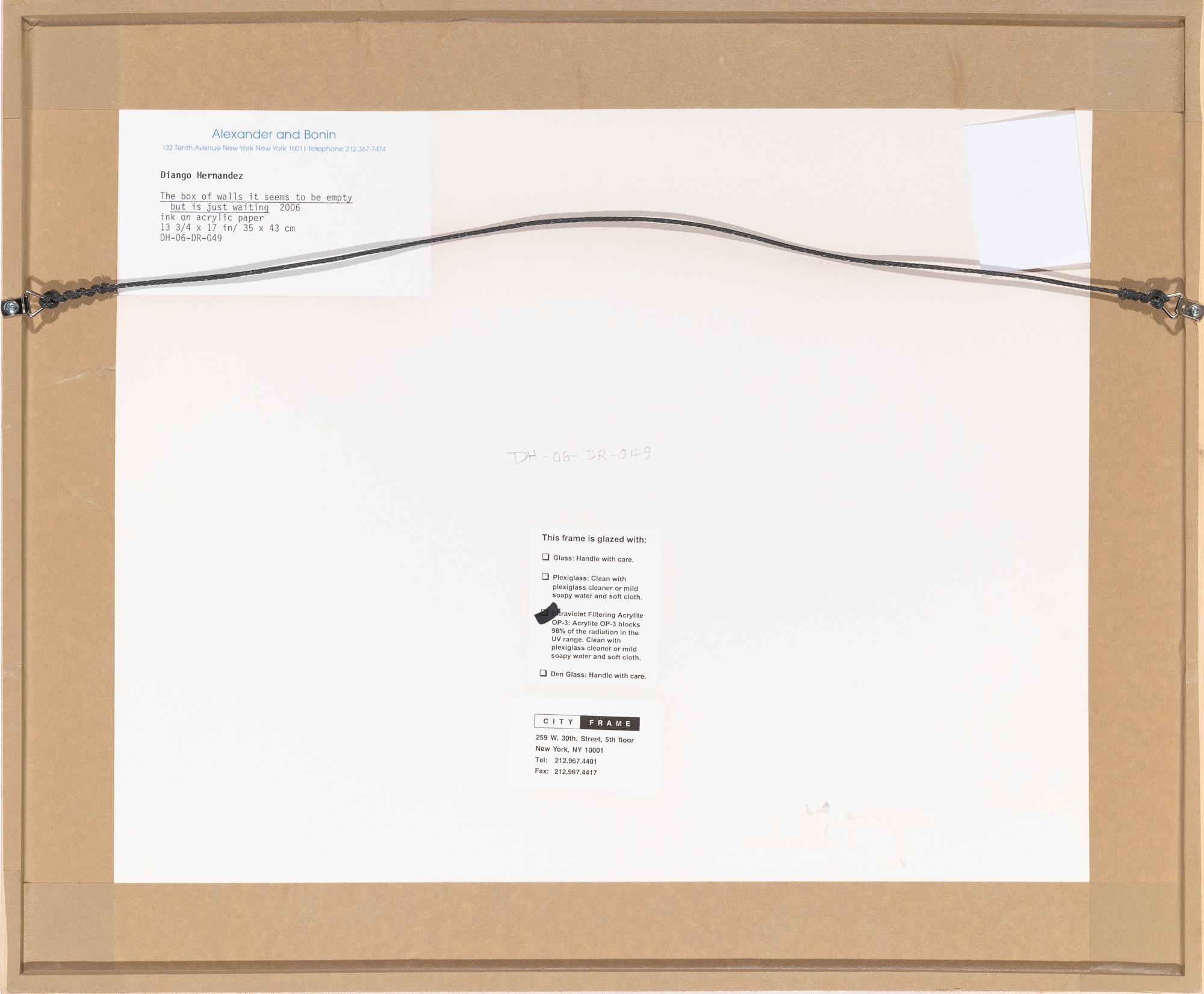 Django Hernández | The Box of Walls it Seems to be Empty but is Just ...