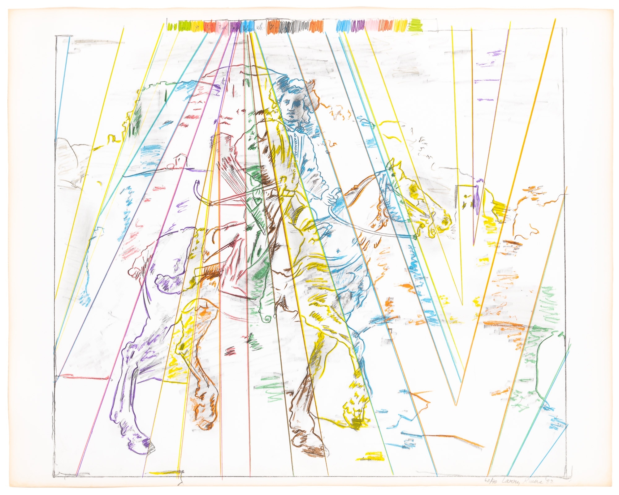 Larry Rivers | PORTRAIT OF BRIGITTE MERNAHAN (1956) | MutualArt