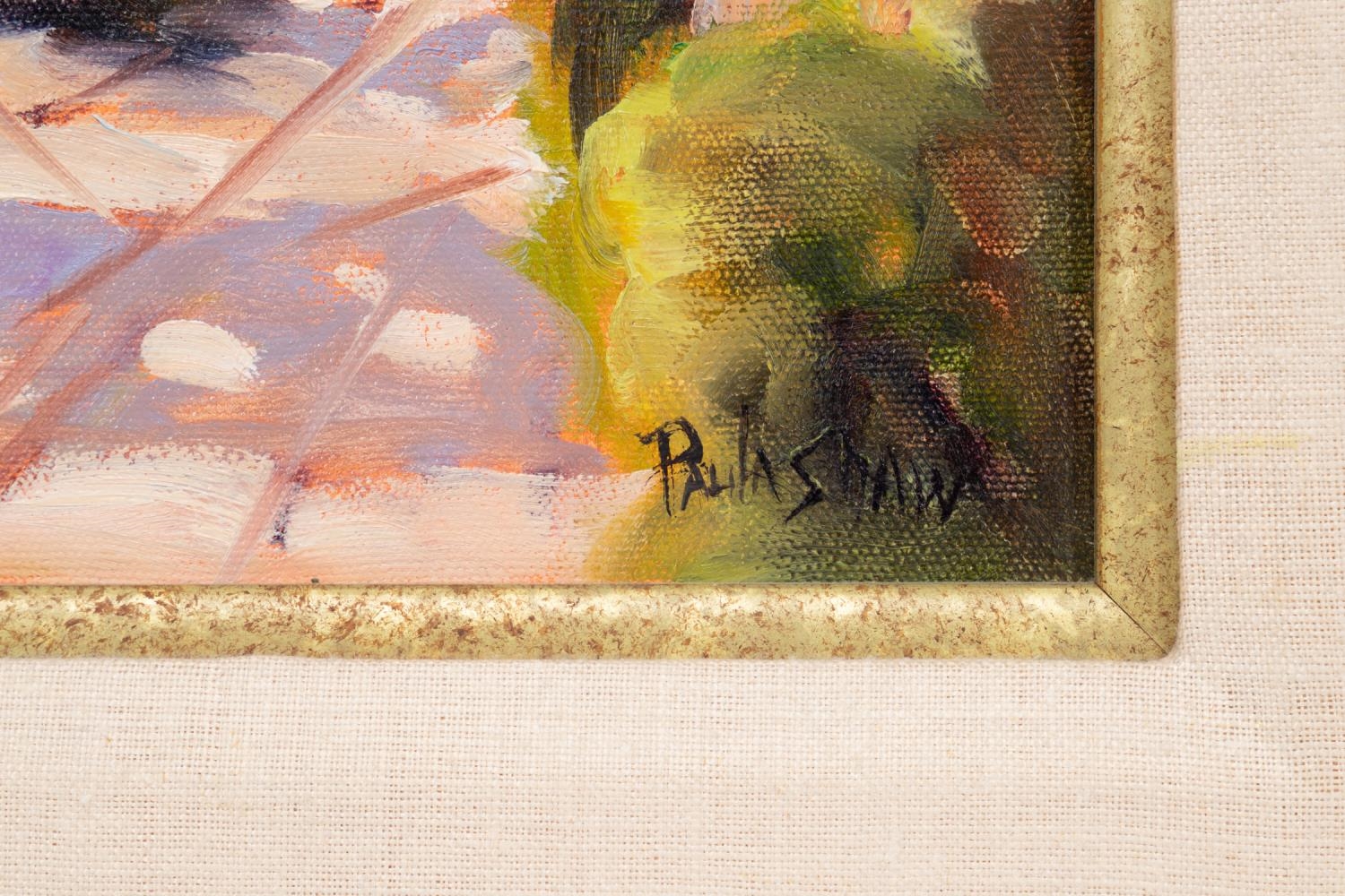 Paula Shaw | TWO PAULA SHAW ARCHITECTURAL LANDSCAPES O/C (1996) | MutualArt