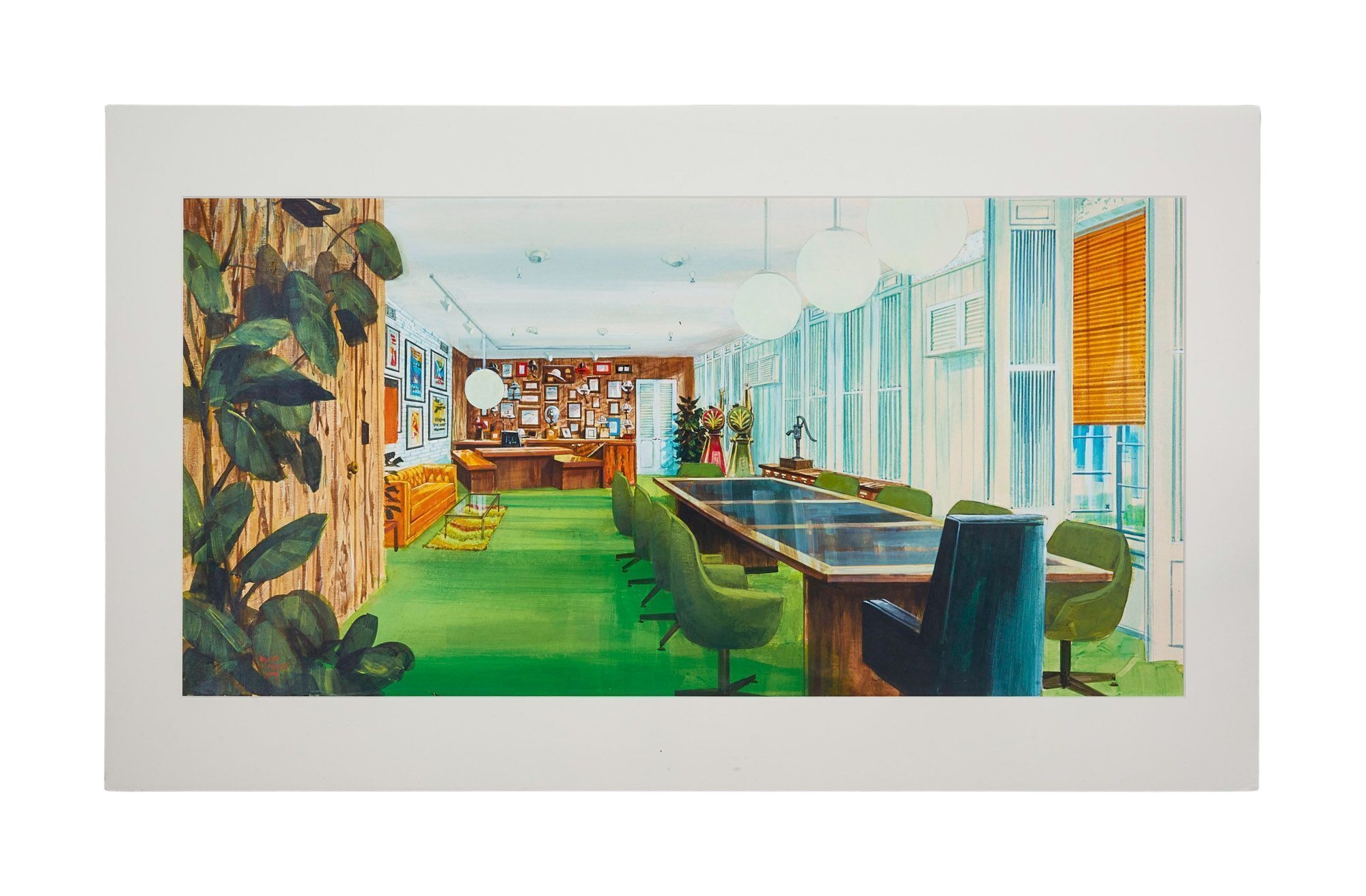 Joseph Musso | Irwin Allen | Joseph Musso Signed Original office Design ...