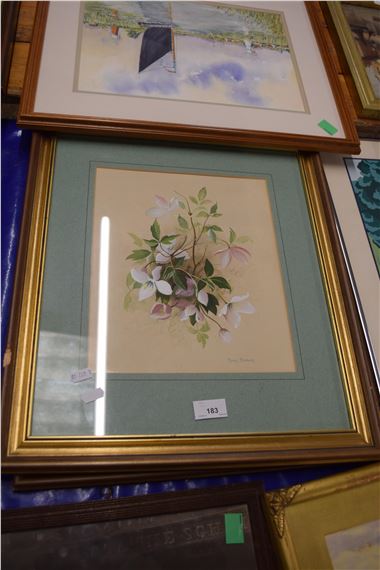 Mary Brown | a pair of floral studies | MutualArt