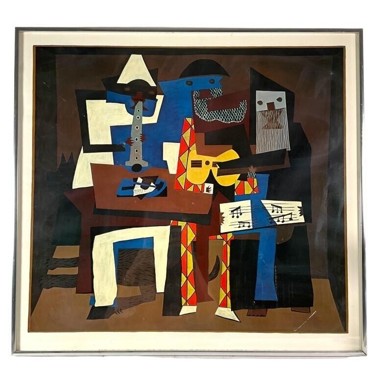 Pablo Picasso | Three Musicians, Pablo Picasso Print | MutualArt