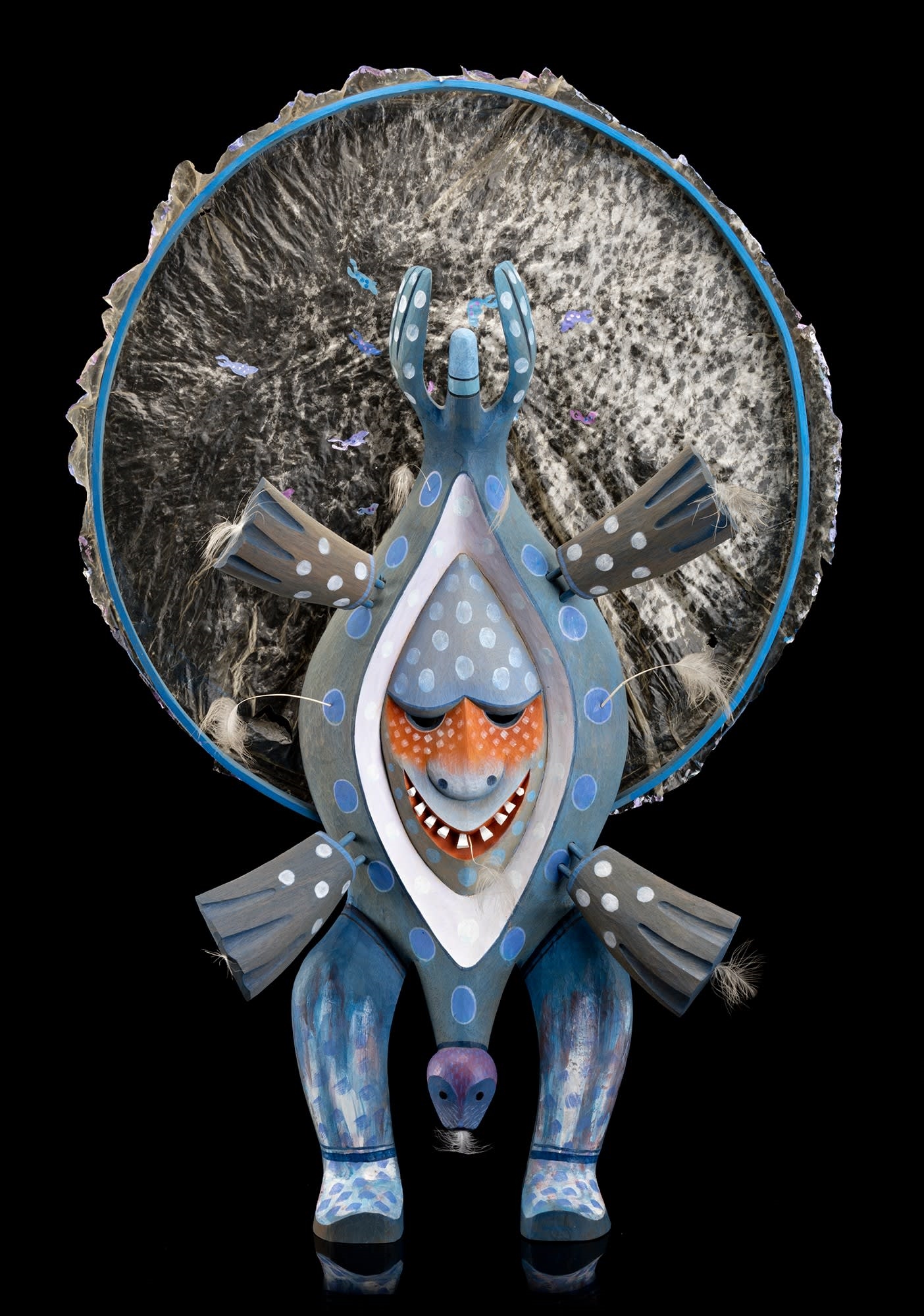 Robert James Schoppert | Seal Dancer Spirit Drum (1983) | MutualArt