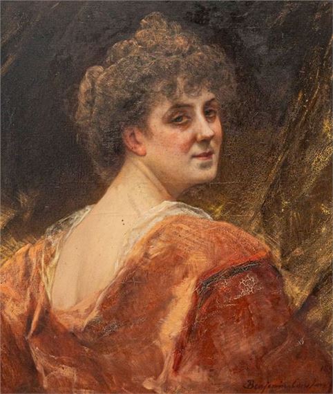 Jean Joseph Benjamin Constant | Portrait of Jeanne de JUSSIEU ( (1897 ...