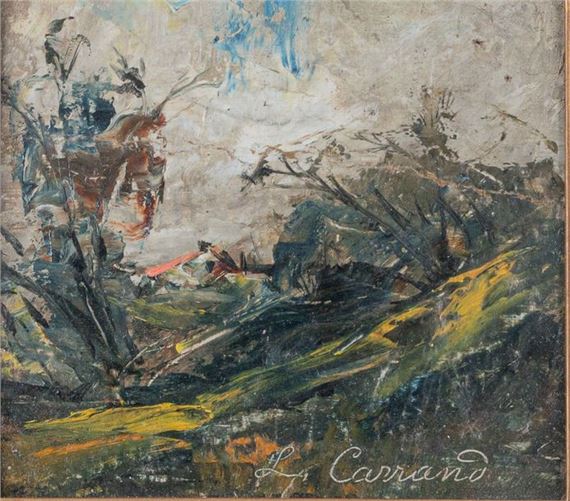 Louis-Hilaire Carrand | Tormented landscape | MutualArt