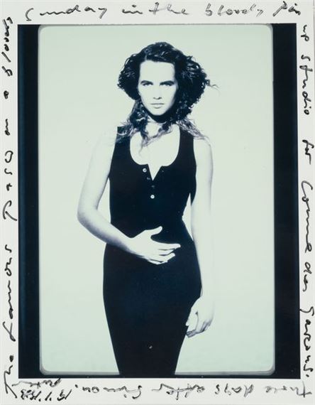 Peter Lindbergh | Isabelle Pasco, black dress (1983) | MutualArt