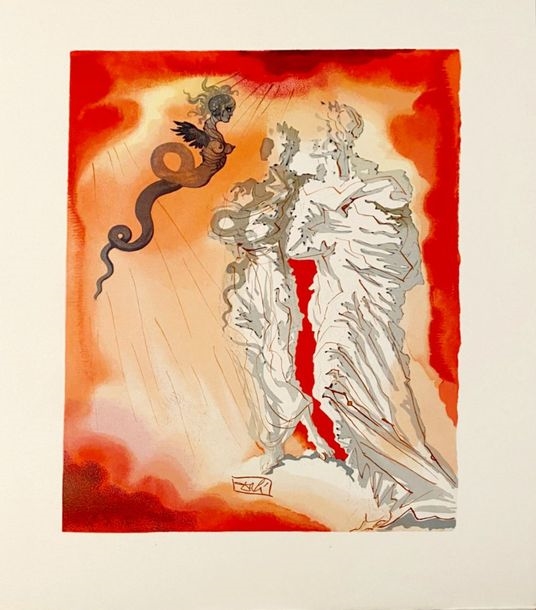 Salvador Dalí | Salvador Dali - The Divine Comedy - Hell 21 - The Black ...