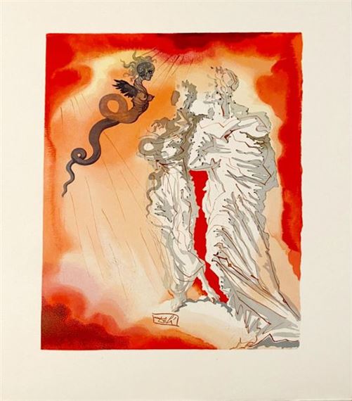 Salvador Dalí | Salvador Dali - The Divine Comedy - Hell 21 - The Black ...