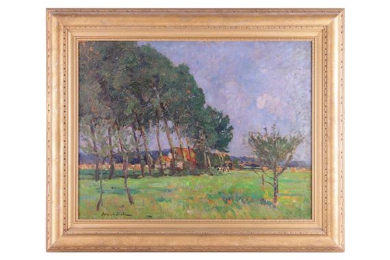 German Grobe | A Farm Landscape | MutualArt