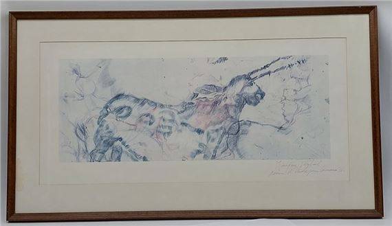 Monique Peytral | Print from a study for a reconstruction of the ...