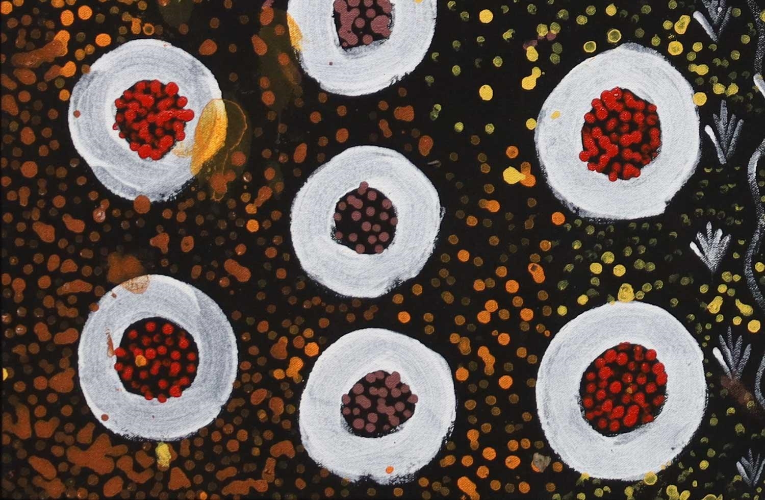 Kayleen Mitchell | Goanna Eggs (2022) | MutualArt