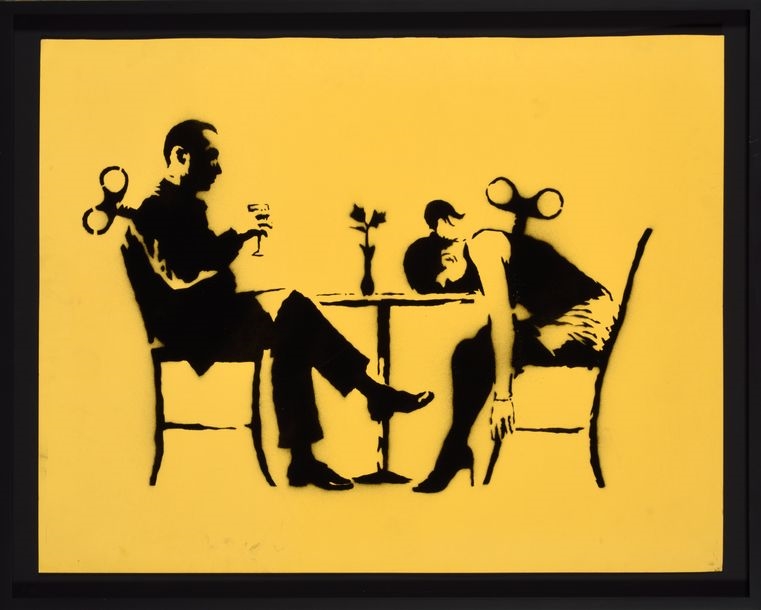 Banksy | born 1975) Out of Time (2003) | MutualArt