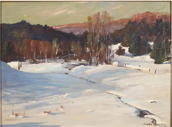 Alden Bryan | WINTER LANDSCAPE | MutualArt