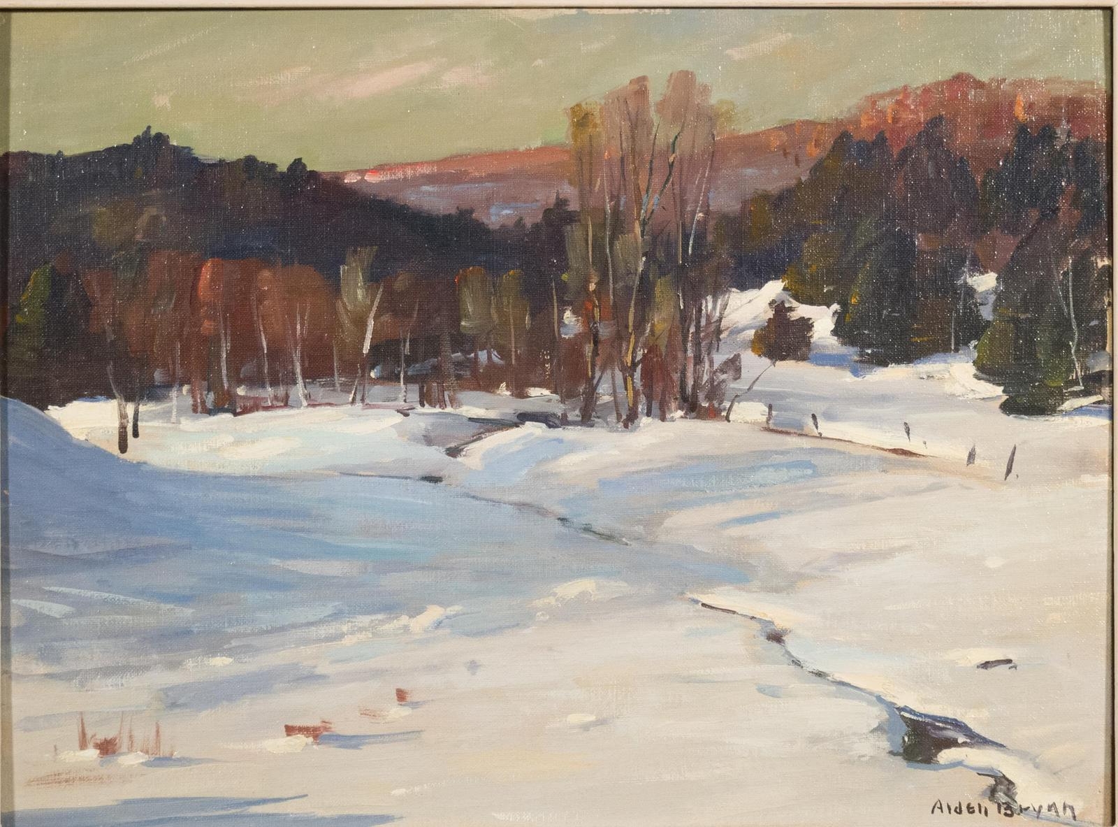 Alden Bryan | WINTER LANDSCAPE | MutualArt