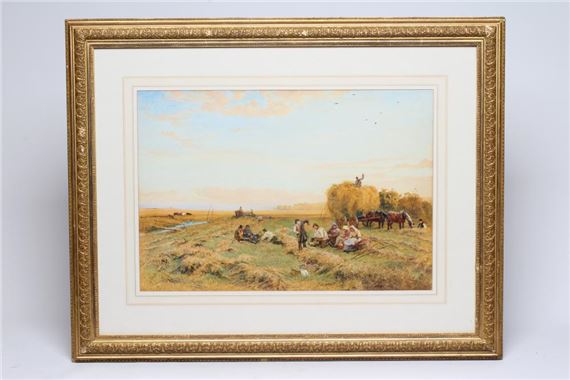 Robert Thorne Waite | Robert Thorne Waite (1842-1935) Harvest Time ...