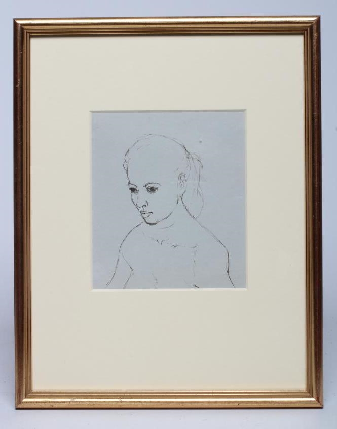 Ronald Searle | Portrait of a Young Lady | MutualArt