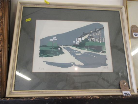 Joy Godfrey | JOY GODFREY SCREEN PRINT OF BUCKDEN | MutualArt