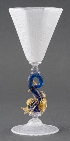 Salviati | Salviati Venetian Murano Glass Goblet | MutualArt