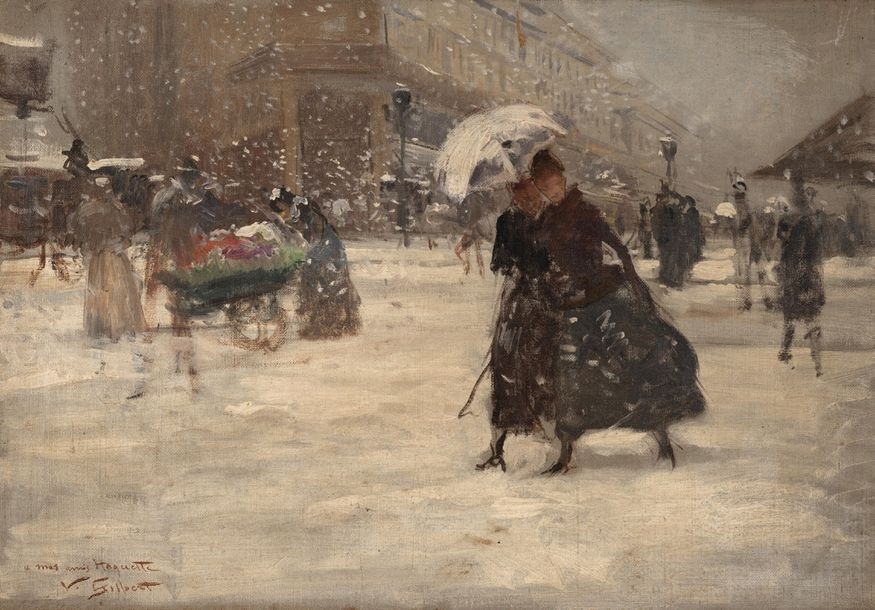 Victor-Gabriel Gilbert | THE GRASSHOPPER AND THE ANT | MutualArt