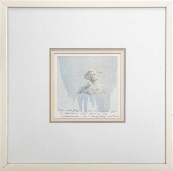 Nancy Noel | Nancy Noel Lamb Offset Chromolithograph | MutualArt