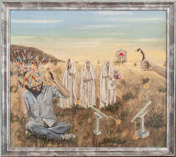 John Pacovsky | John Pacovsky Surrealist Acrylic on Canvas | MutualArt