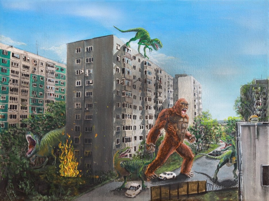 Andrei Grigorescu | Unfair fight (2023) | MutualArt