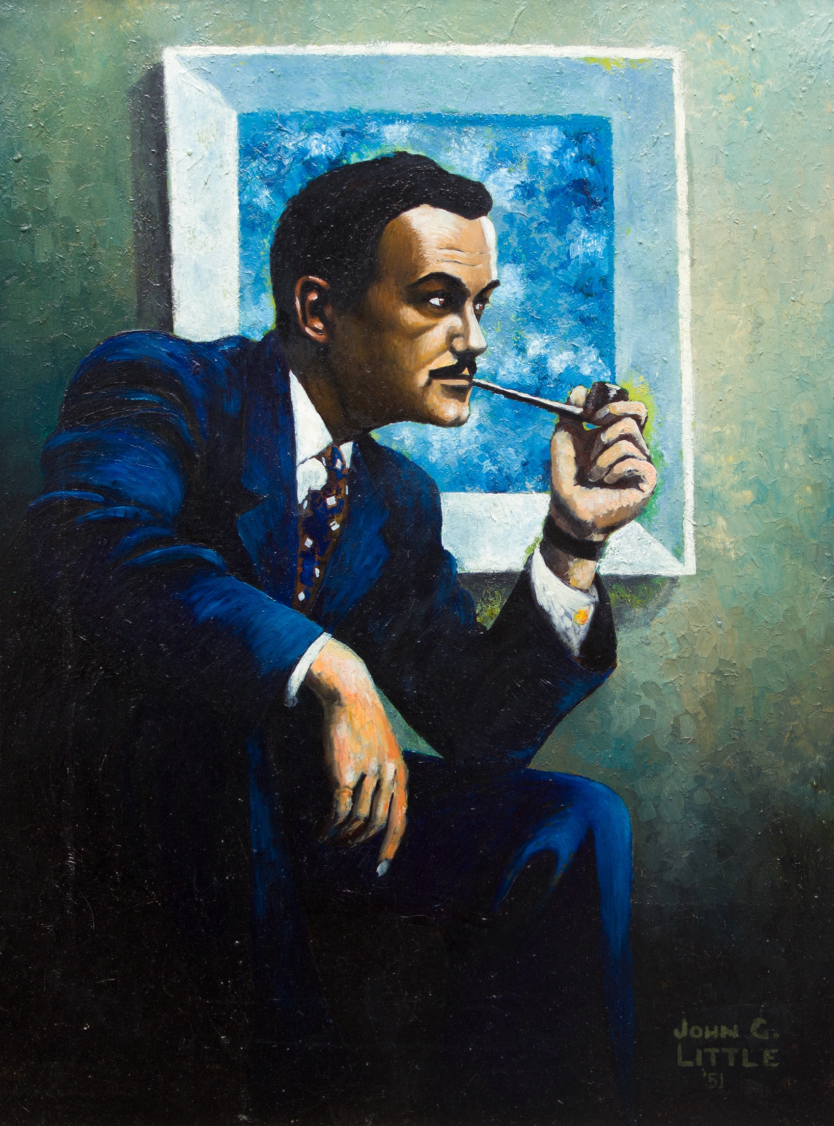 John Little | Portrait de monsieur Gareau (1951) | MutualArt