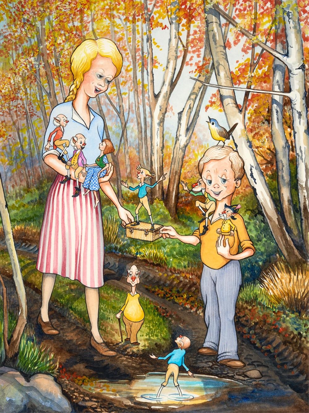 Charles Newman | Our Small Friends (Illustration for Children's Book ...