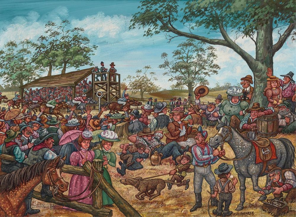 Joseph Denham Shearer | The Picnic Races (1928) | MutualArt