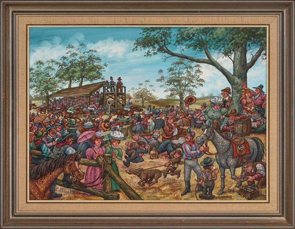 Joseph Denham Shearer | The Picnic Races (1928) | MutualArt