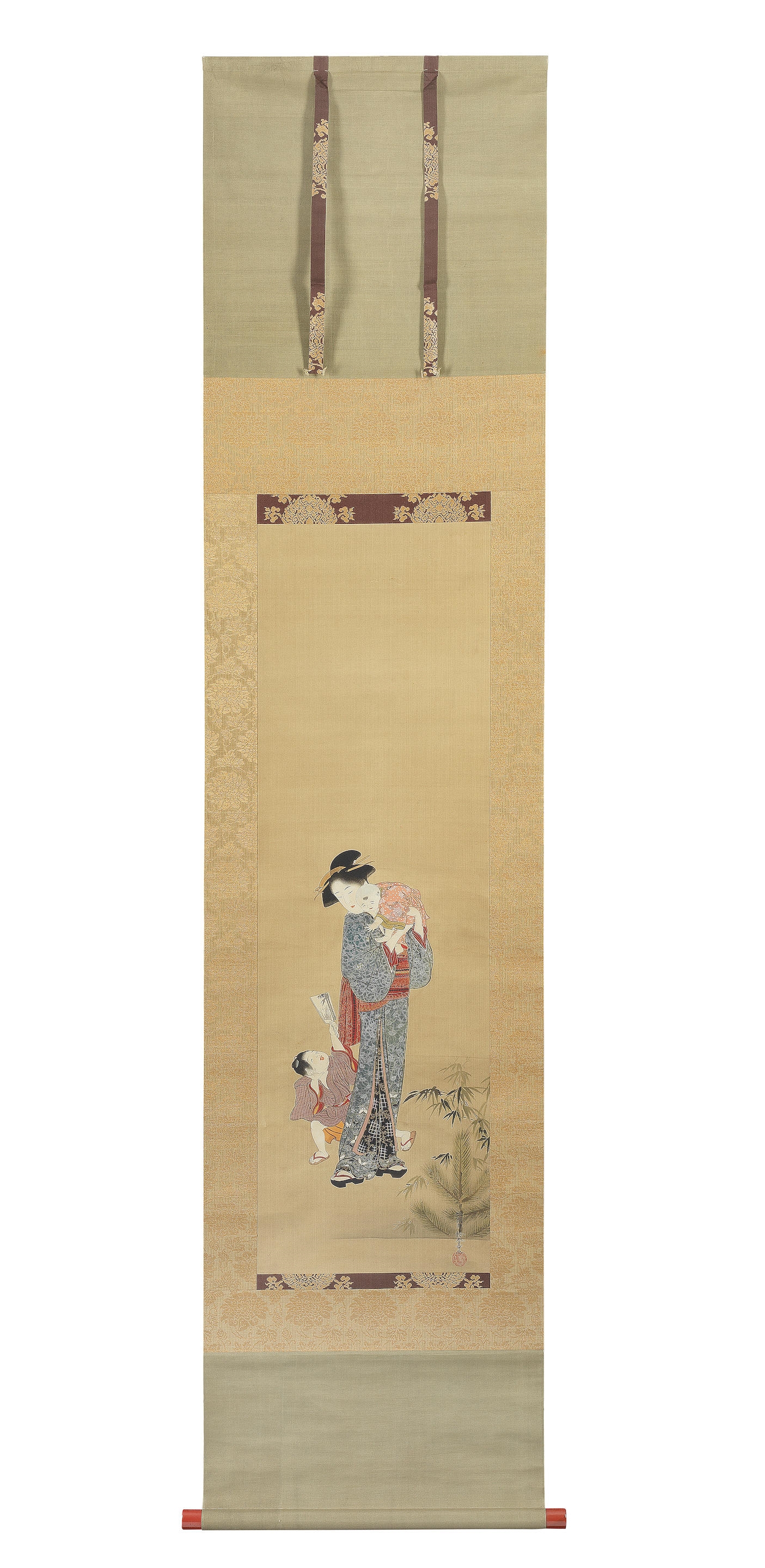 Katsukawa Shunshō | Mother and Children | MutualArt