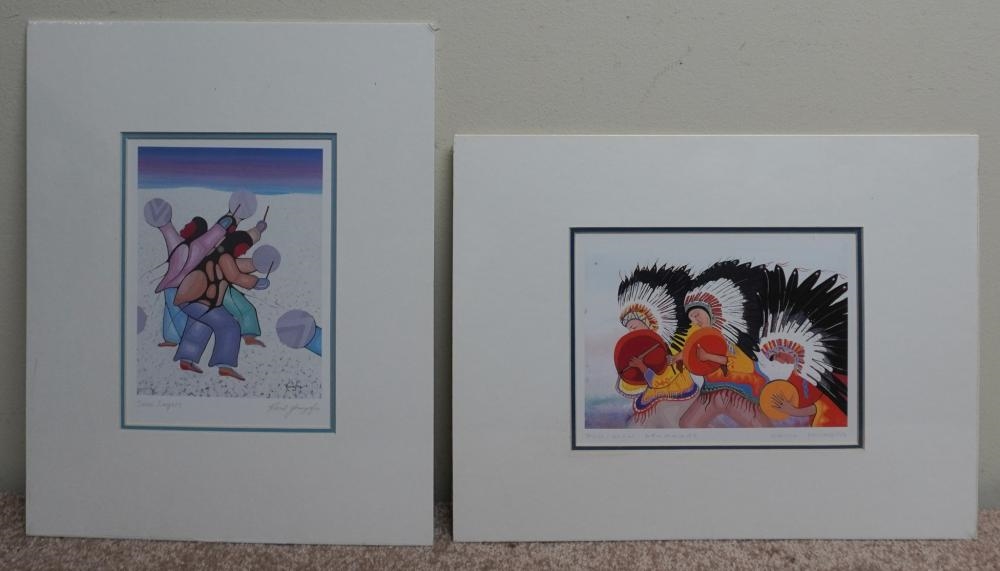 Cecil Youngfox | Two Offset Lithographs of Native Americans | MutualArt