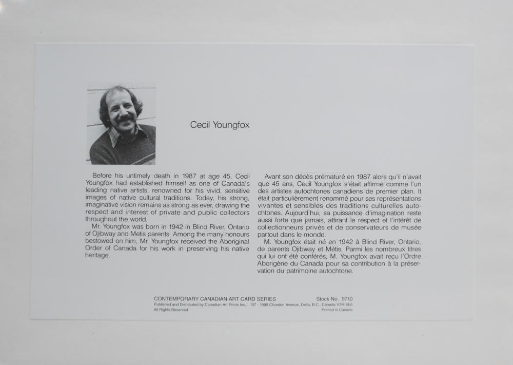 Cecil Youngfox | Two Offset Lithographs of Native Americans | MutualArt