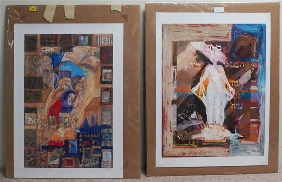 Smadar A. Livne | Two Compositions of Women | MutualArt