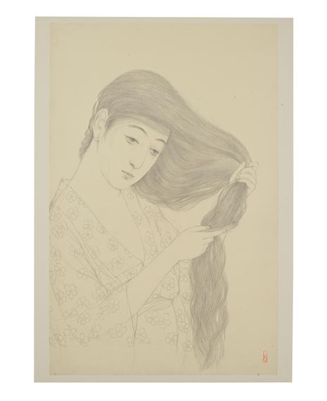 Hashiguchi Goyo | Hashiguchi Goyo, Bijinga sobyo-shu (Collection of ...