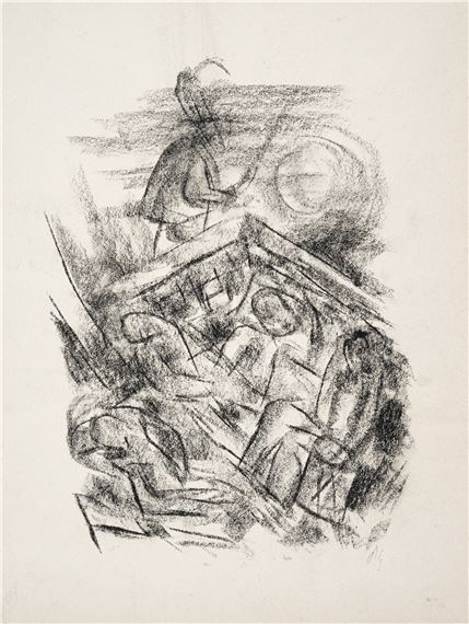 Richard Ziegler | Auf dem Altan (Circa 1920) | MutualArt