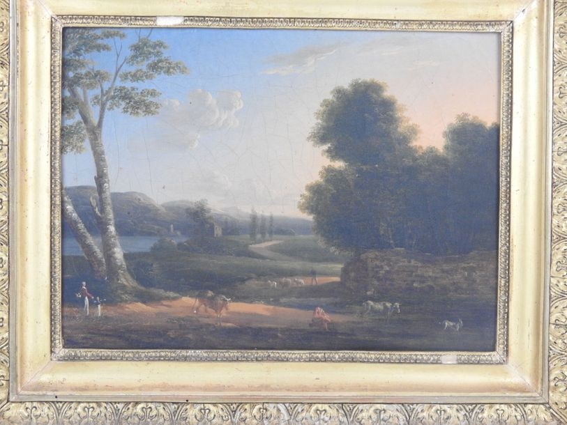 Jean-Victor Bertin | Landscape animated with characters and animals | MutualArt