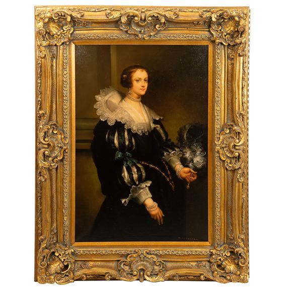 Anthony van Dyck | Portrait of Anna Wake | MutualArt
