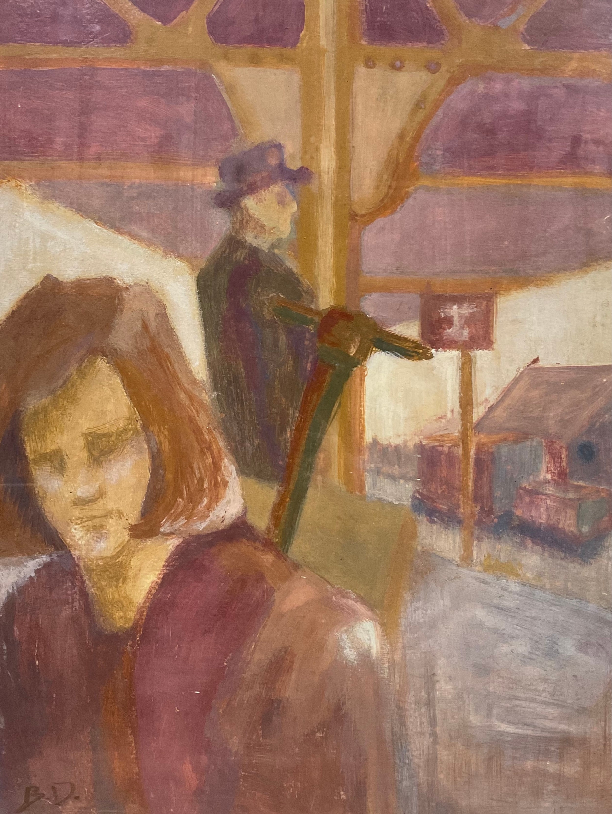 Bernard Dunstan | At the teatable | MutualArt