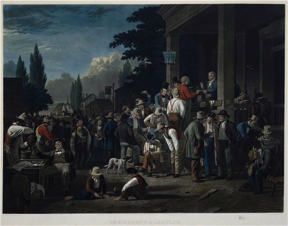 George Caleb Bingham | The County Election (1854) | MutualArt