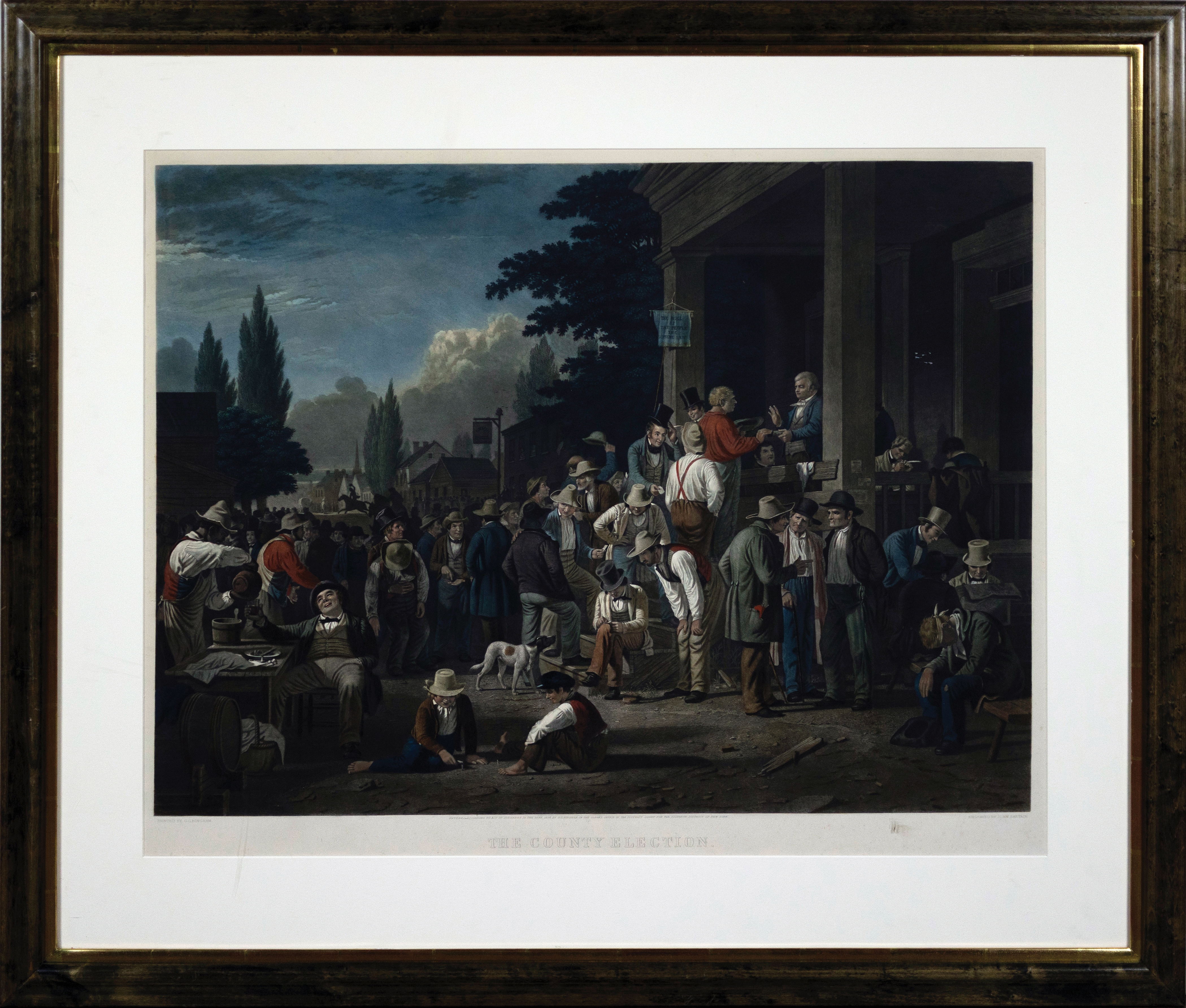 George Caleb Bingham | The County Election (1854) | MutualArt
