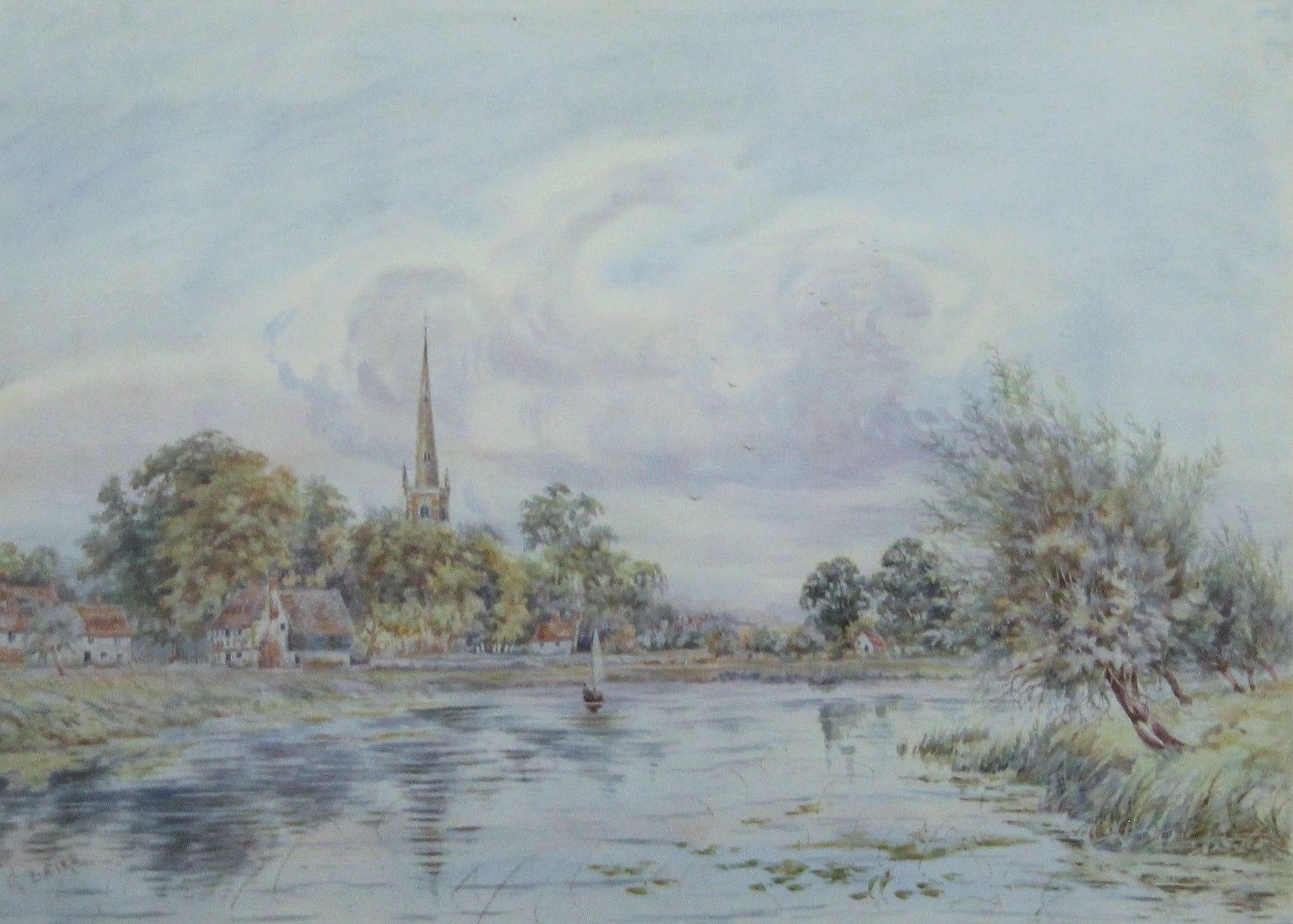 Gilbert Baird Fraser | The Ouse - Hemmingford Abbots | MutualArt