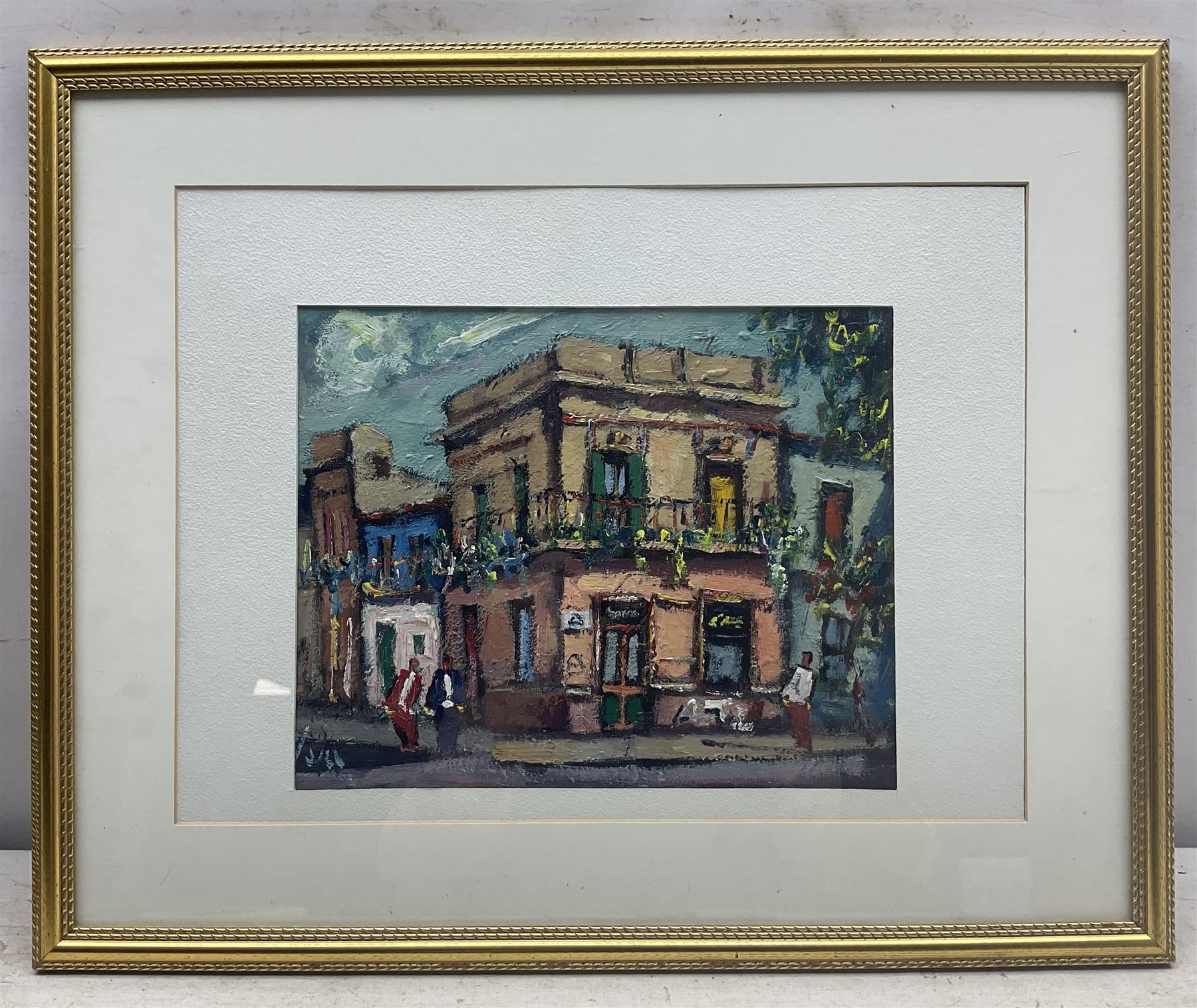 Rodolfo M Jara | Summer Street Scene | MutualArt
