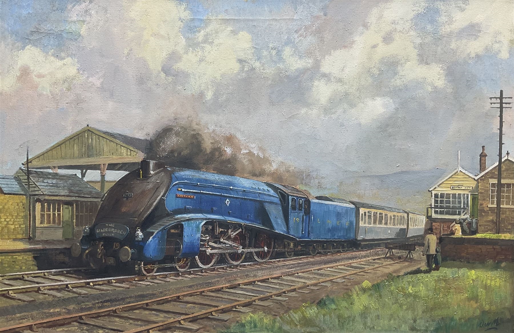 Don Micklethwaite | LNER Bittern at Seamer Station | MutualArt