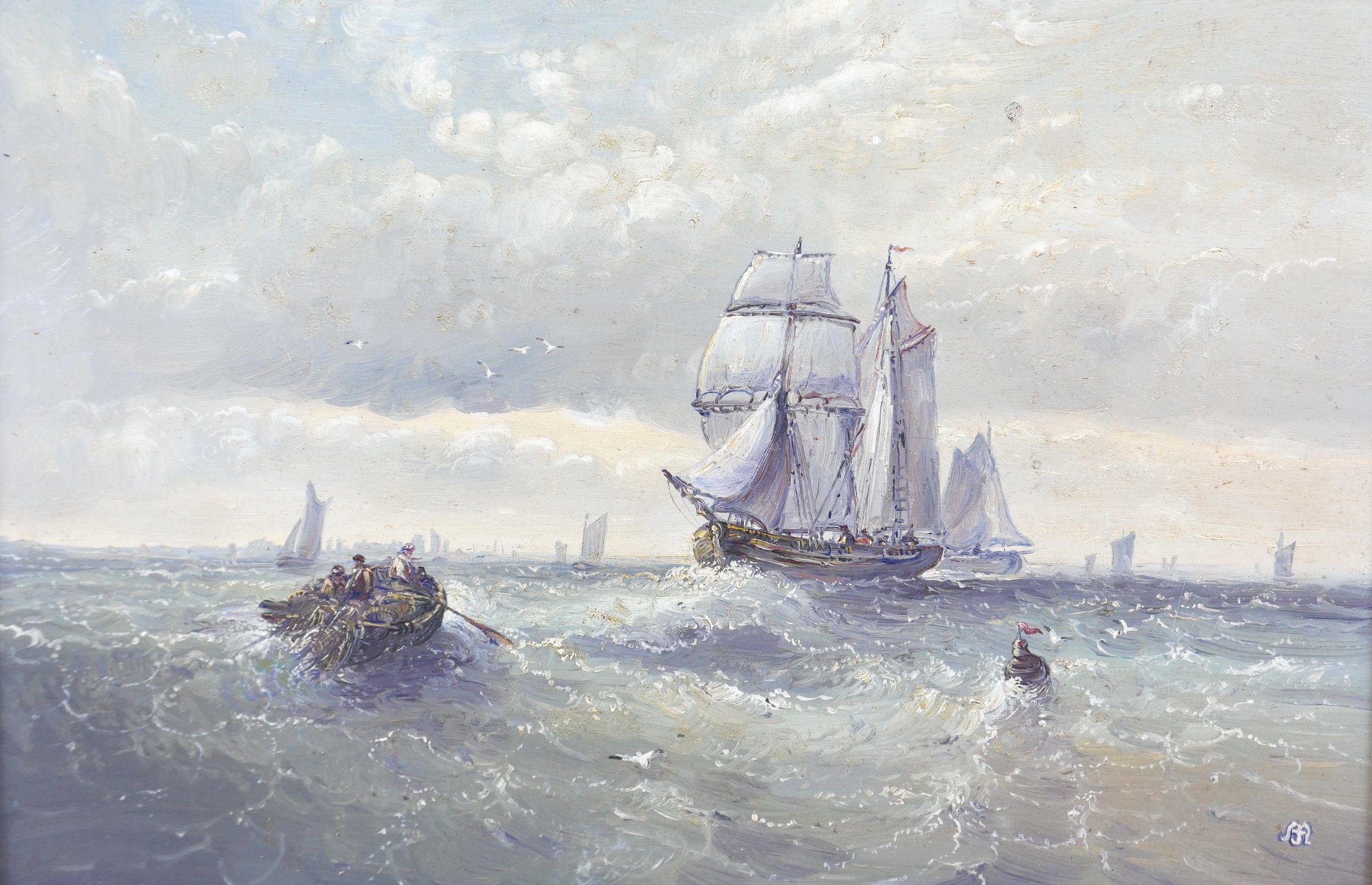 Viers Mace | An marine scene, by Mace | MutualArt