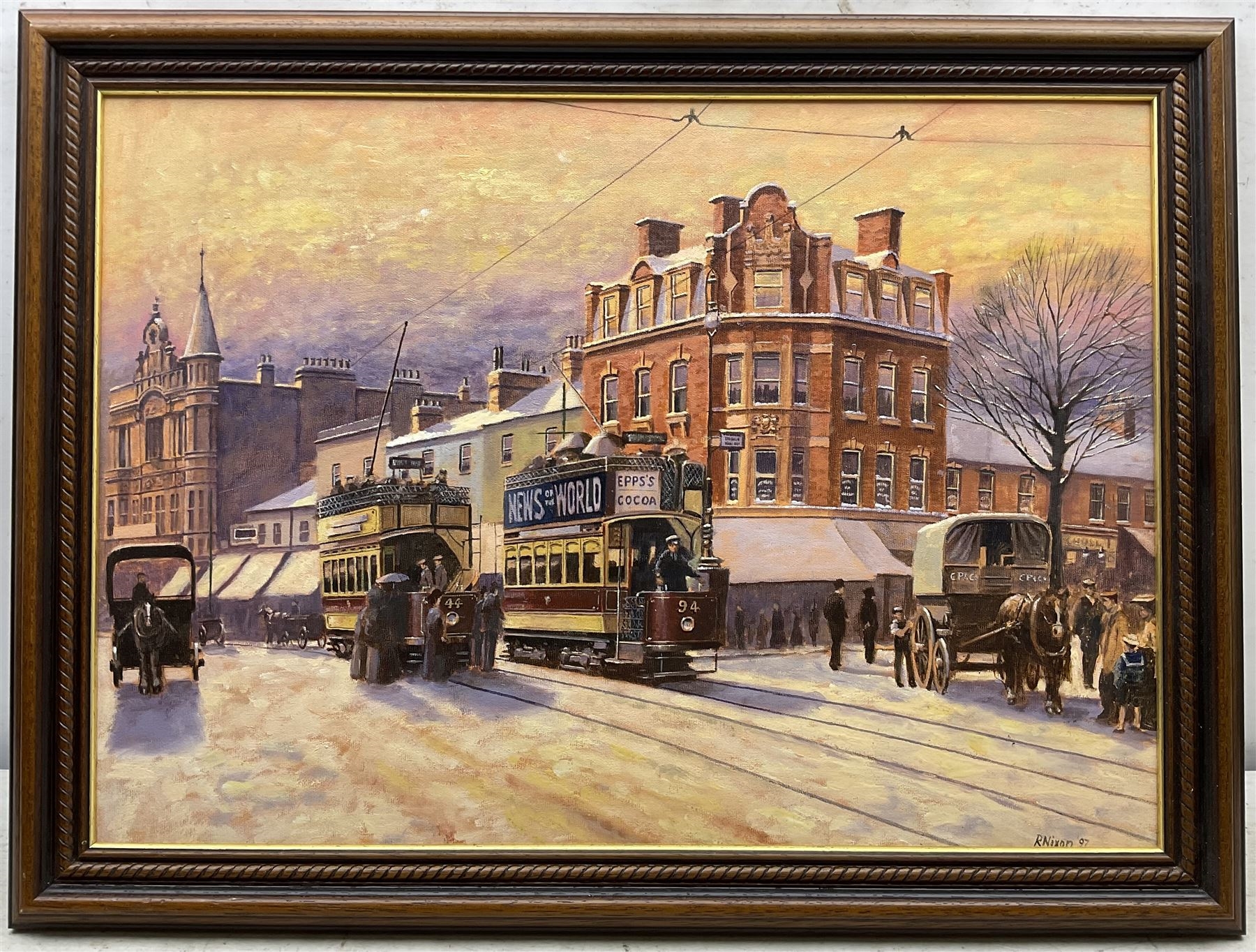 Robert Nixon | Tramway in the Snow (97) | MutualArt