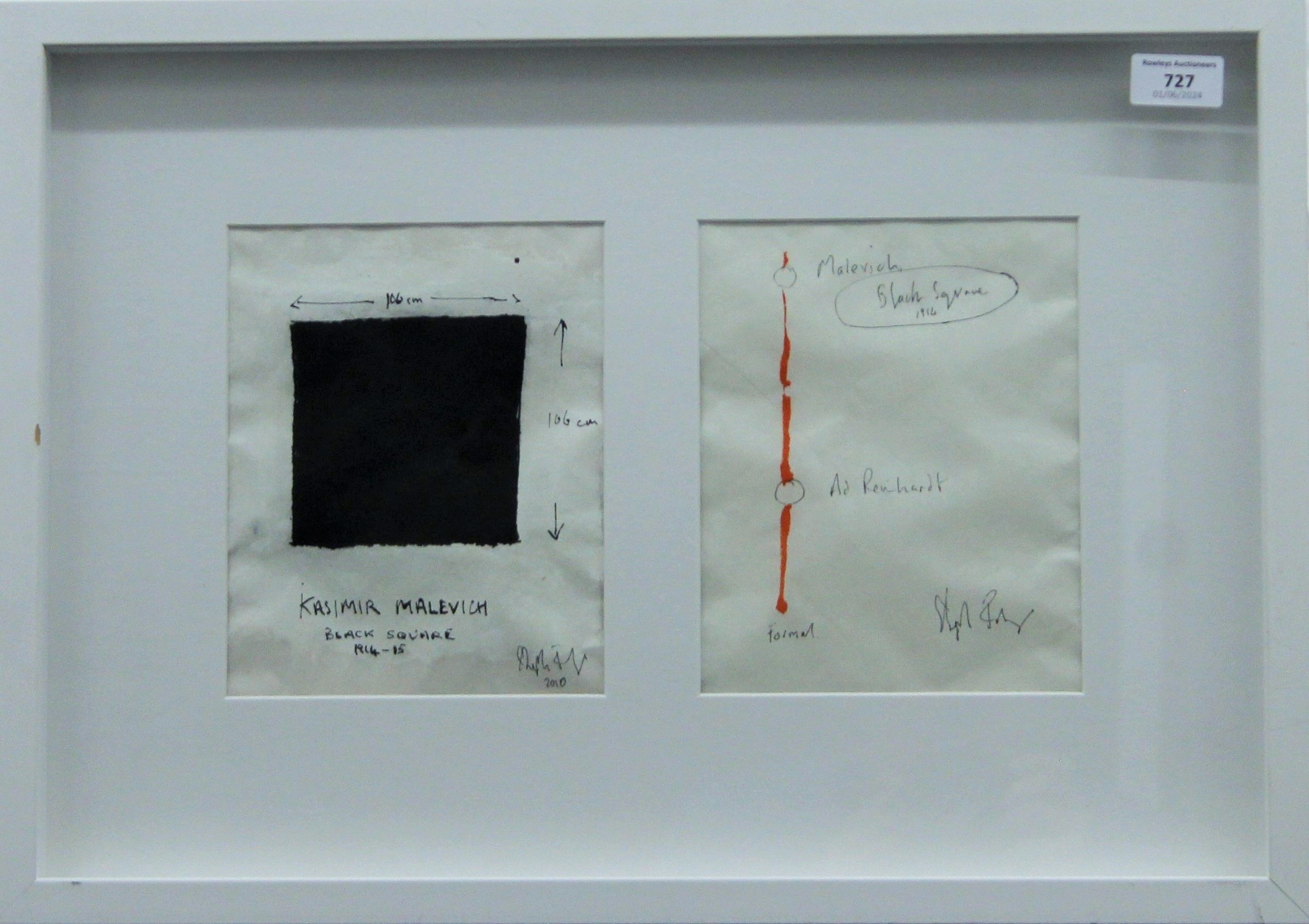 Stephen Farthing | The Drawn History of Paintings: Malevich (2010 ...