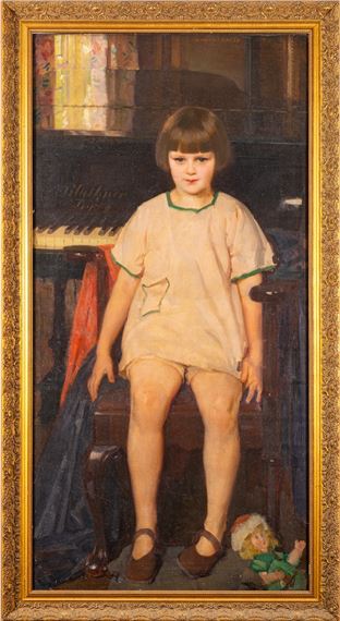 Harold Speed | Young lady of the house (portrait of the daughter of ...